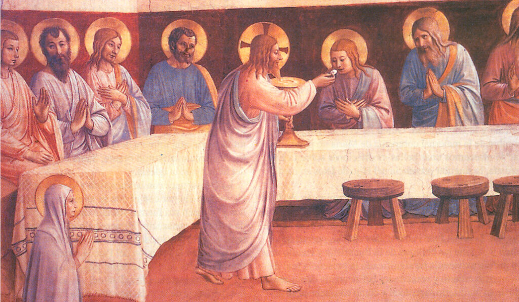 María, en el Cenáculo - Alfa y Omega