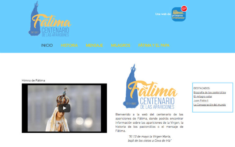 Nace fatima17.com, una web para entender la importancia de las ...