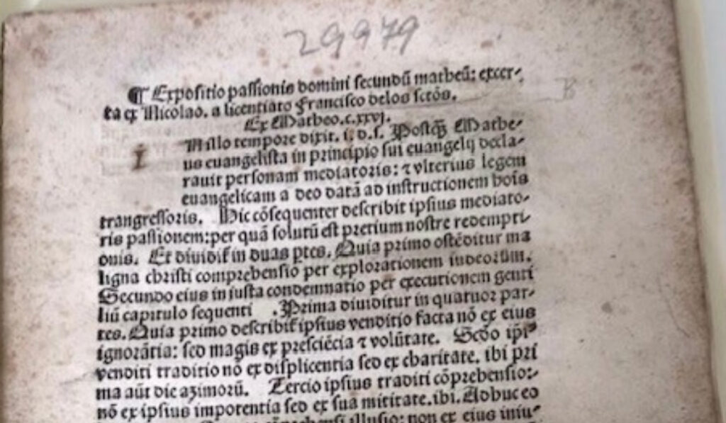 Descubierto un nuevo incunable: «Es una joya. Solo cuenta con dos ...