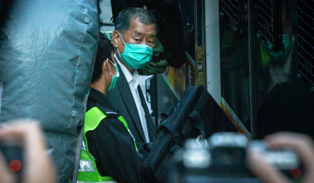 Jimmy Lai, condenado a 20 años